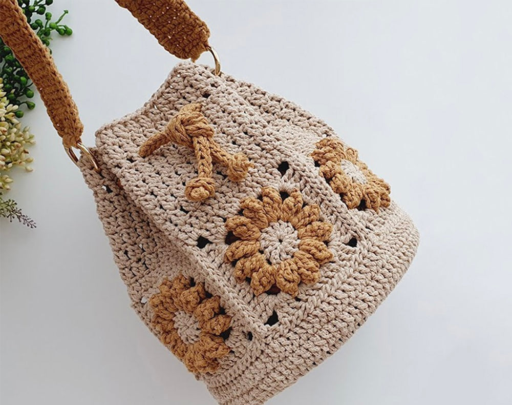 Flower Bucket Bag - Crochet Masterclass – Step-by-Step Video Course